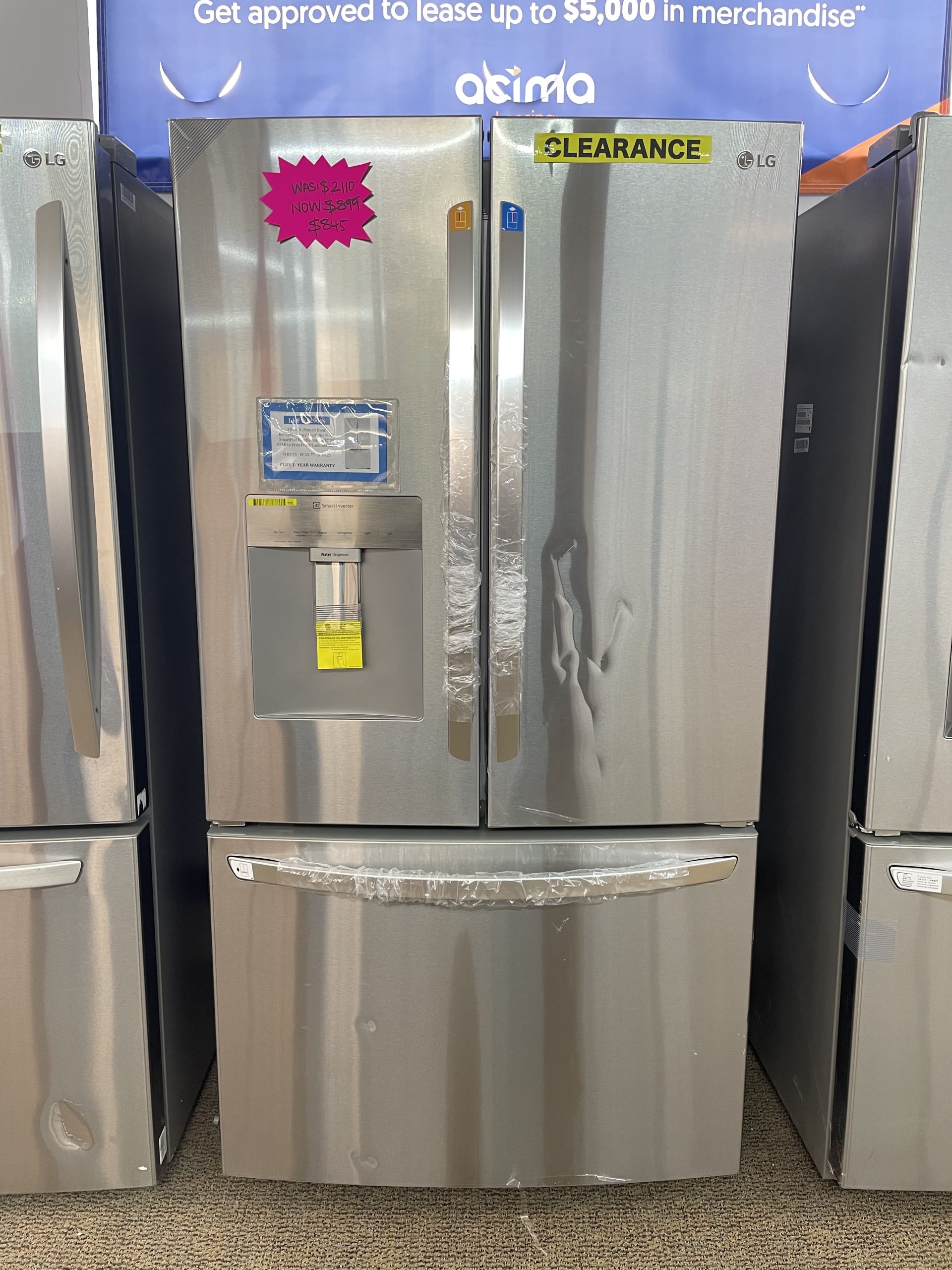 29 cu. ft. French Door Refrigerator w/ Multi-Air Flow, SmartPull Handle ...