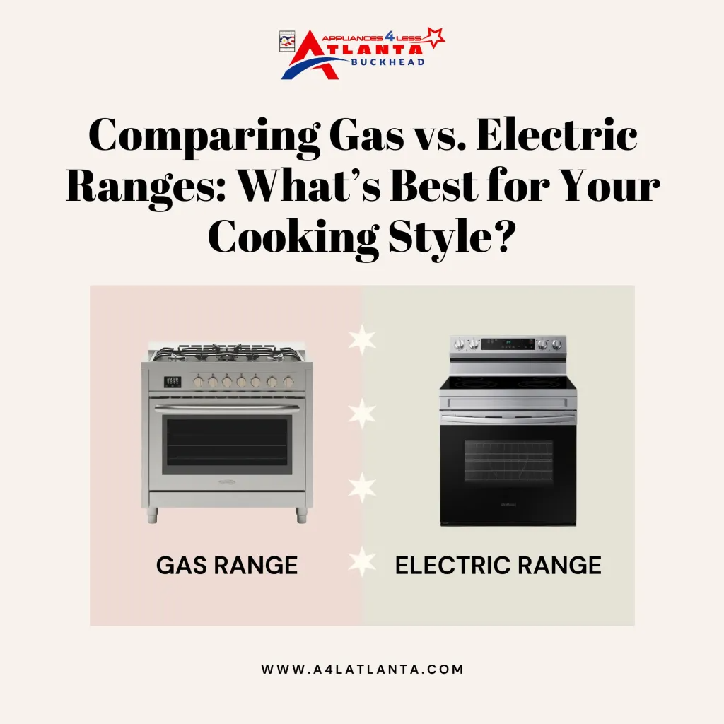 Gas vs. Electric Ranges: Choose Your Best Fit | A4L - Appliances 4 Less ...